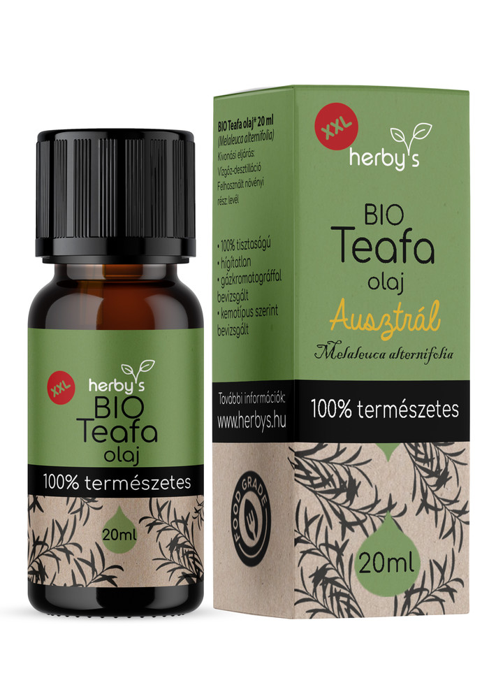 Herby's - BIO Teafa olaj XXL 20 ml FOOD GRADE - herby's - FOOD GRADE ...